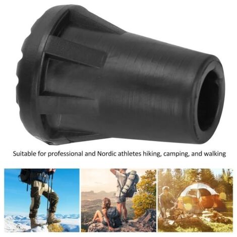 Embouts de Bâton de Marche en PVC Lot de 25 - Noir - Accessoires pour ...
