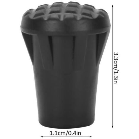 Embouts de Bâton de Marche en PVC Lot de 25 - Noir - Accessoires pour ...