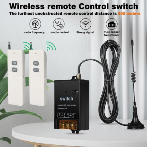 Interruttore wireless, modulo ricevitore relè interruttore ...
