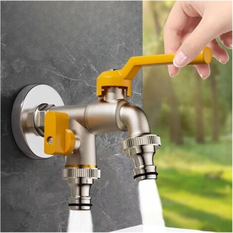 Rubinetto per acqua da rubinetto per interni ed esterni interamente in ...