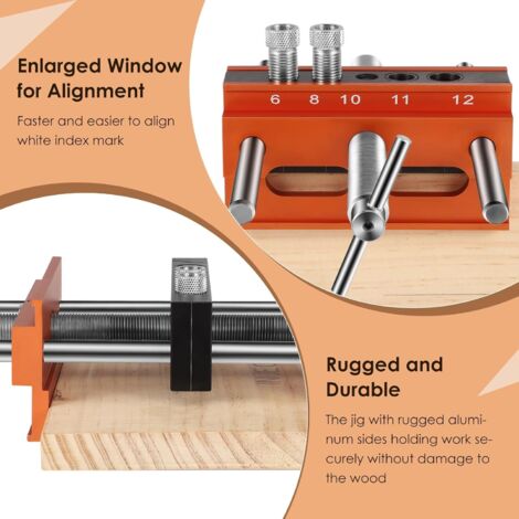 Kit di strumenti per tasselli autocentranti, set di guide per trapano ...