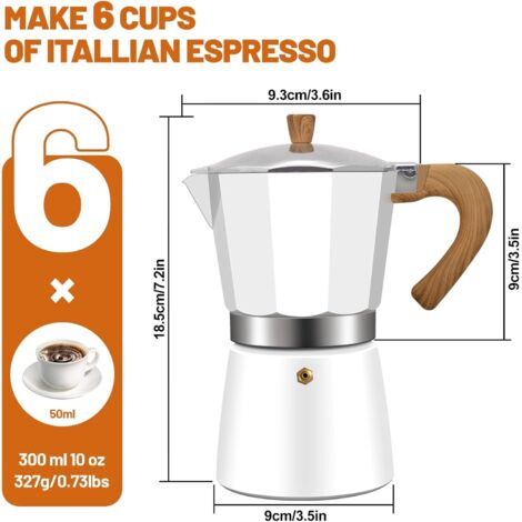 Cafetera exprés de aluminio con cafetera moka y percolador, cafetera ...