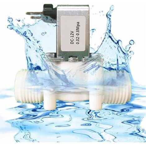 Juego de 2 electroválvulas de 12 V CC 12 V NC para suministro de agua ...