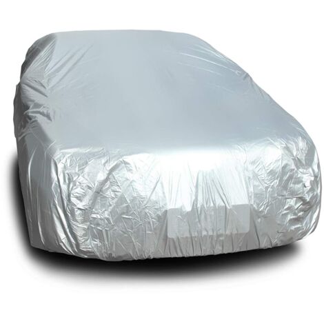 Funda para coche 540 x 175 x 120 cm, color plata, para exteriores ...