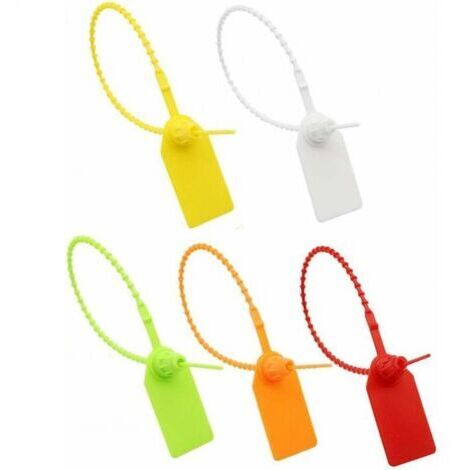 Cable Tie Labels, 100 Plastic Cable Tie Labels, Self-Locking Tag, for ...