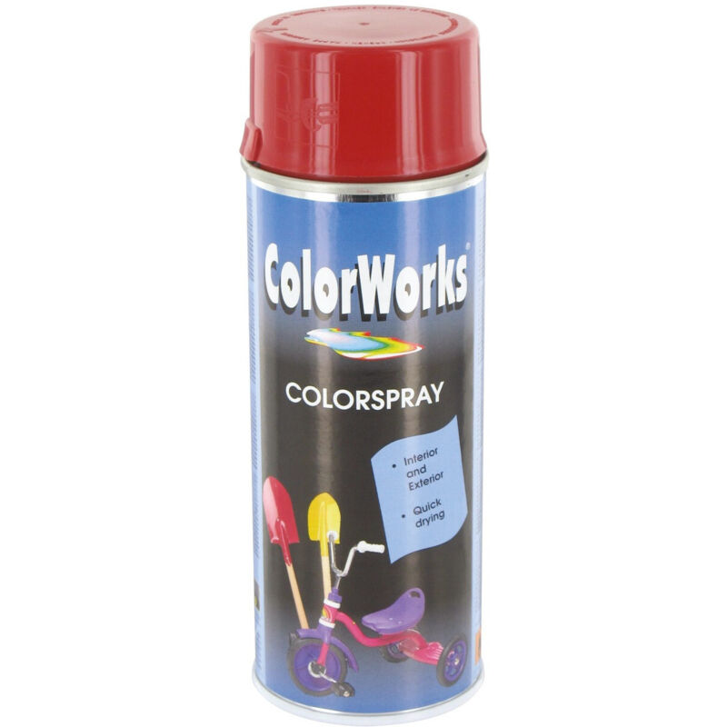 Pintura en aerosol brillante de 400 ml, color rojo caramelo