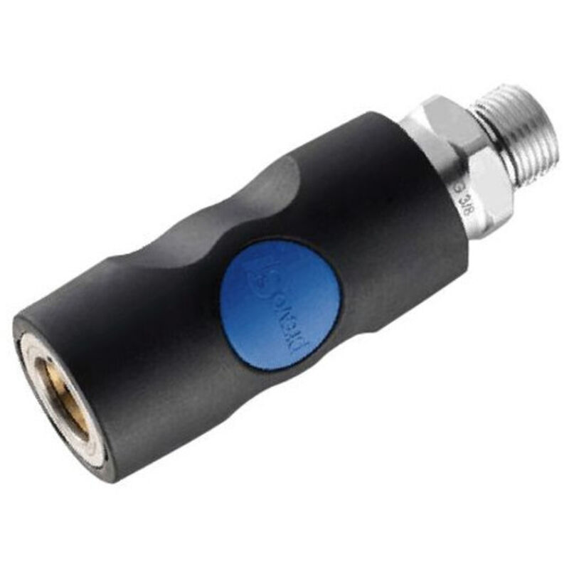 Conector roscado macho cilíndrico