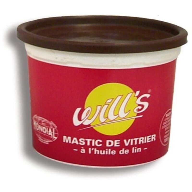 Masilla para vidrieros Pur Lin Mondial Natural Cubo 5kg