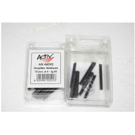 Pasador elástico (mecanindus) ø4mm L.40 - Activ' - Caja de 10 piezas