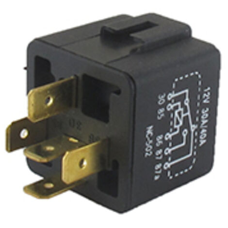 Relé eléctrico de 5 pines 12 V - 30/40 A adaptable para Ariens, AYP ...