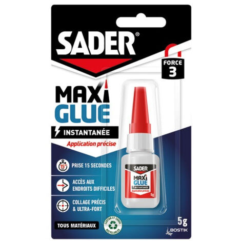Sader Maxi Pegamento Instantáneo de Precisión en Líquido 5g - Sader