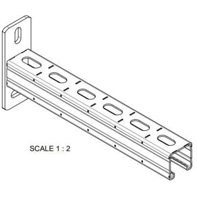 Konsole Strebe 41x21x2 Ez L300