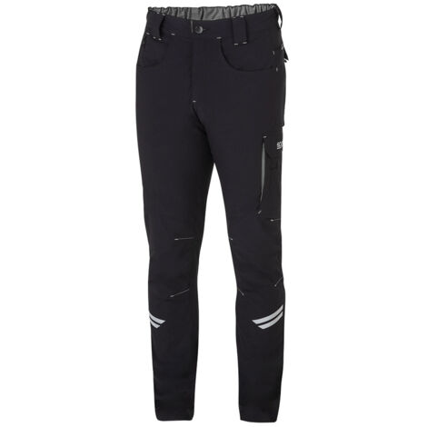 Leichter Technik-Hose Schwarz/Grau Kansas T3 - L