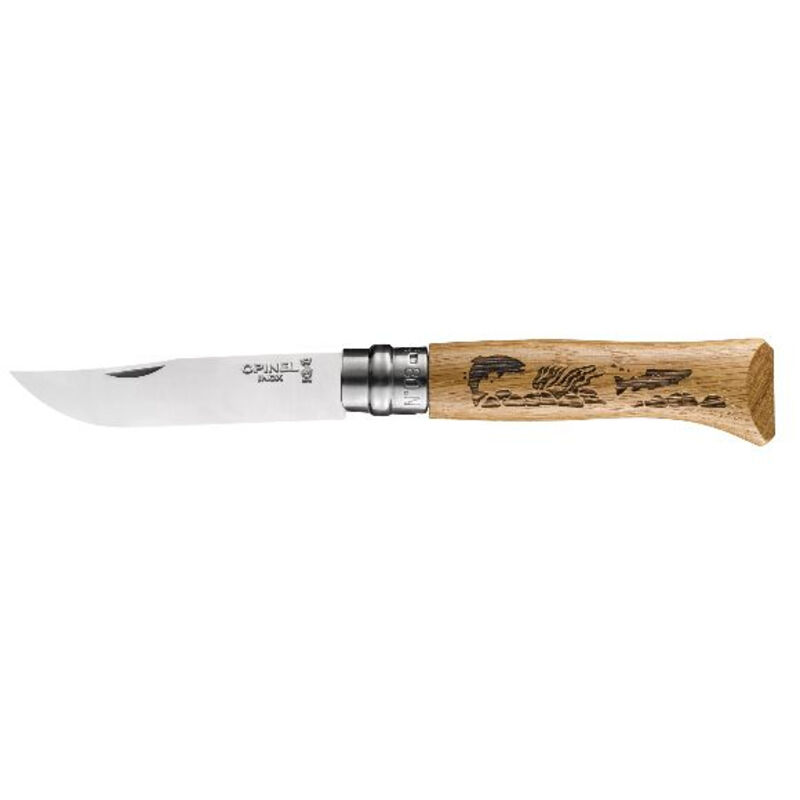 Coltello per Pesce - Tradition N°8 Incisione Animalia - Opinel