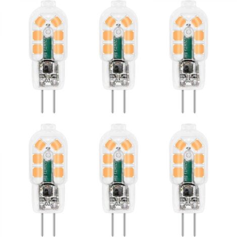 Ampoule G4 LED 12V 2W Blanc Chaud 3000K, 200lm, Équivalent Lampe ...