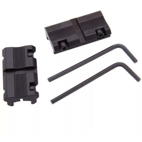 2 pièces/Ensemble Fusil de Chasse portée de Fusil Supports Base ...