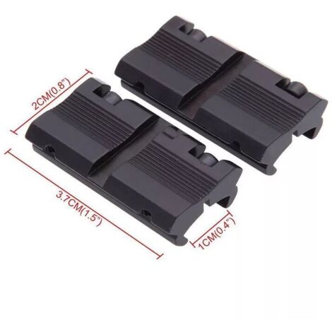 2 pièces/Ensemble Fusil de Chasse portée de Fusil Supports Base ...