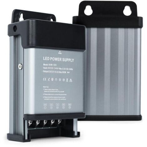 Bardusch-Transformateur 220V 12V LED Transfo 100W Imperméable ...