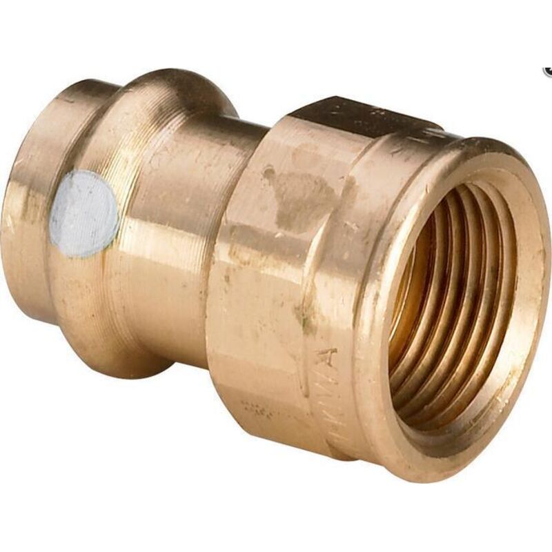 Raccord d'adaptation Viega Profipress S en laiton rouge, avec filetage ...