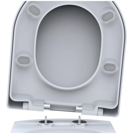 Abattant de WC SUBLINE Pagette blanc avec abattant fermeture par le ...
