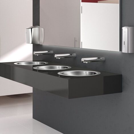 Delabie Mur MBatt. TEMPOMATIC MIX 4 WT 6V-Pile intégrée. L160, Ensemble 2/2