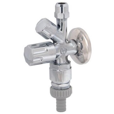 JS VENTIL D'ANGLE COMBINÉ, NON AUTO-RESSORTANT, RB, SV, POIGNÉE DESIGN ...