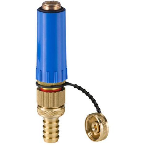 Bouchon de construction 1/2" et vanne F+E, insert MS
