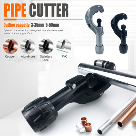 Coupe-tube Professionnel Universel 3-35mm – Pour Tubes Cuivre, Acier ...