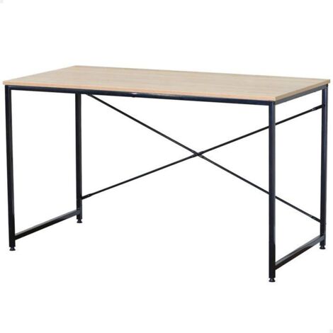 Table de bureau en bois - AKTIVE - 120x60x70 cm - Structure en acier ...