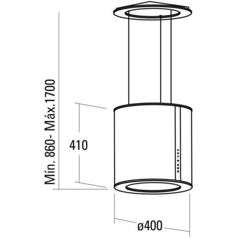 CATA ISLA MOON, 600 m³-h, Conduit, D, D, B, 63 dB