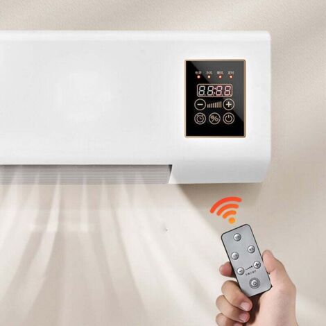 Mini wall-mounted air conditioner (cooling and heating) with remote ...
