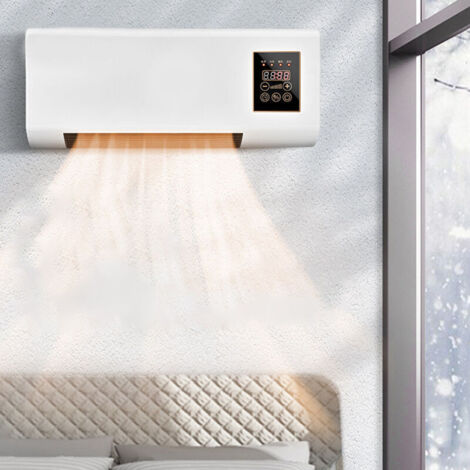 Mini wall-mounted air conditioner (cooling and heating) with remote ...