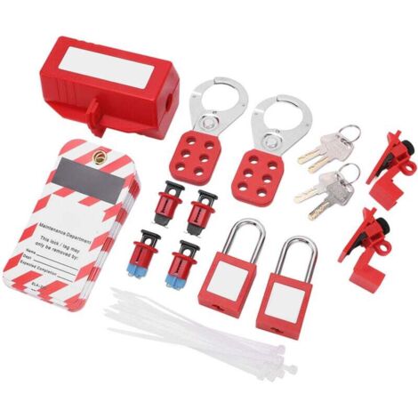Electrical switch safety set, safety locks, lottery tags, industrial ...