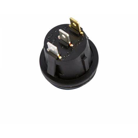 Large rocker switch for LED spotlights, 12V, car/boat, round on/off ...