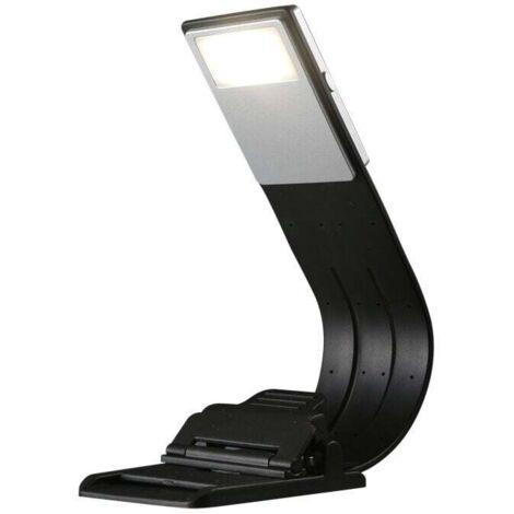 LED Clamp Reading Light, Continuous, 4 Brightness Levels ...