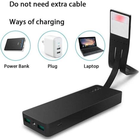 LED Clamp Reading Light, Continuous, 4 Brightness Levels ...