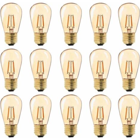 LED vintage light bulb E27, ST45, easy to install, 1 W = 10 W ...
