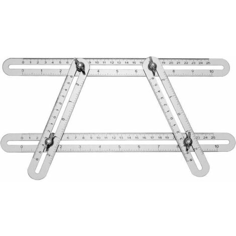 Angle measuring ruler, angle measuring device, multi-angle ruler, four ...