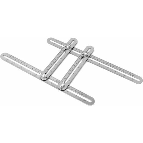 Angle measuring ruler, angle measuring device, multi-angle ruler, four ...