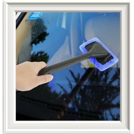 Car Window and Windshield Cleaning Brush – 39cm with 2 Replaceable and ...