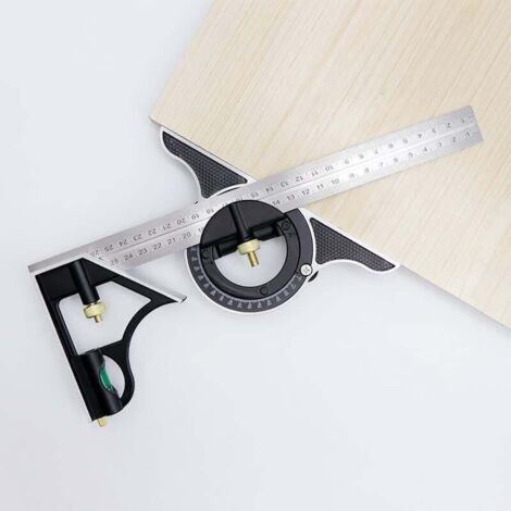 300mm Combination Square, Stainless Steel Combination Protractor ...