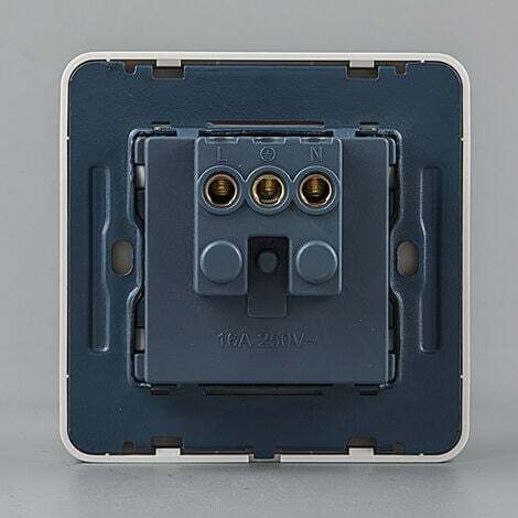 French-style power strip, wall socket, 2P+E socket with automatic ...