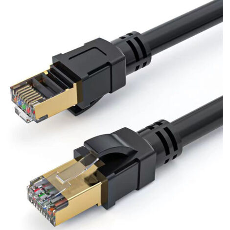 20m Cat 8 Ethernet Cable, RJ45 LAN Ethernet Cable, 40Gbps 2000MHz ...
