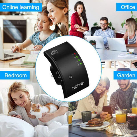 WiFi Repeater, High-Performance WiFi Amplifier, N300 WiFi Extender ...