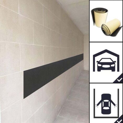 Self-Adhesive Garage Wall Bumper Protector, 2 Rolls, 200cm x 20cm x 4mm ...