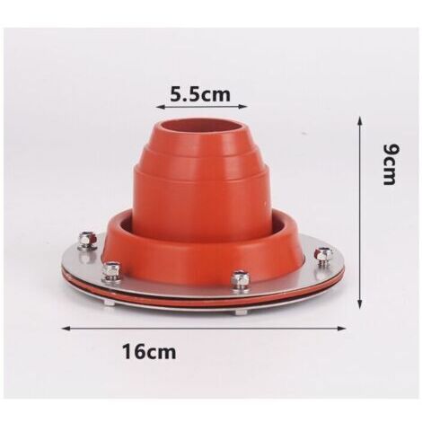 Chimney seal, flue gasket, silicone stove penetration, flue connector