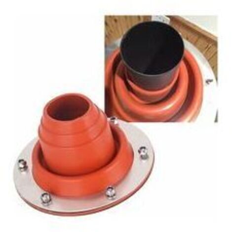Chimney seal, flue gasket, silicone stove penetration, flue connector