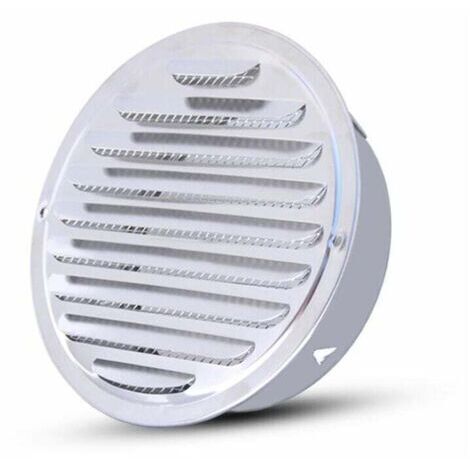 Ventilation grille Ø 110 mm – Round stainless steel ventilation grille ...