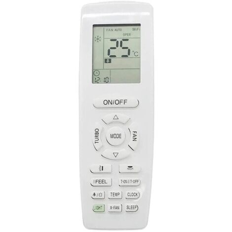 GREE YAP1F Air Conditioner Remote Control (Replacement Part)