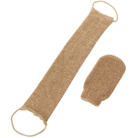 Pack Back Scrub Belt, Jute Exfoliating Belt, Natural Jute Exfoliating ...